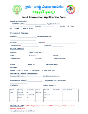 www.ap.gov.inwp-contentuploadsland conversion application Ver 1 - AP ...
