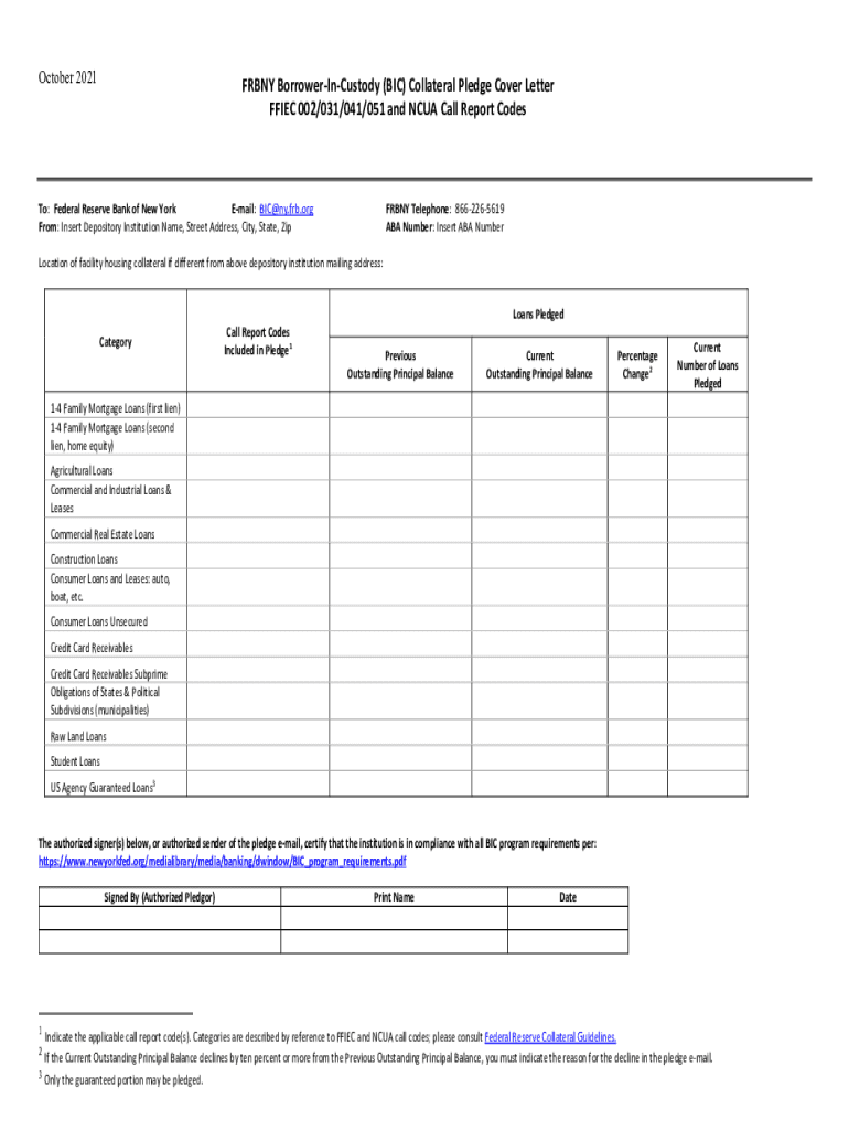 Fillable Online cocodoc.comform1341544-bicdep-BIC-CollateralBIC ...