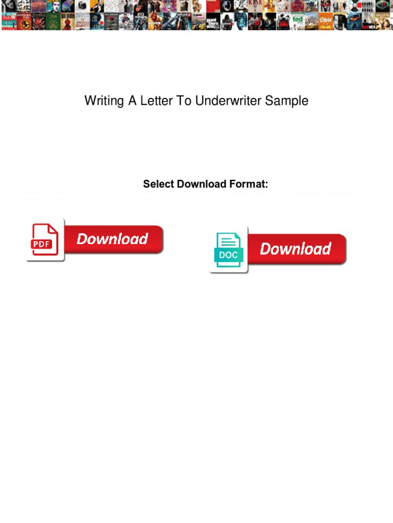 Fillable Online Writing A Letter To Underwriter Sample - Ocean Isle Beach Fax Email Print ...