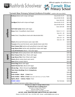 Fillable Online form - Tarneit Rise Primary School Fax Email Print ...