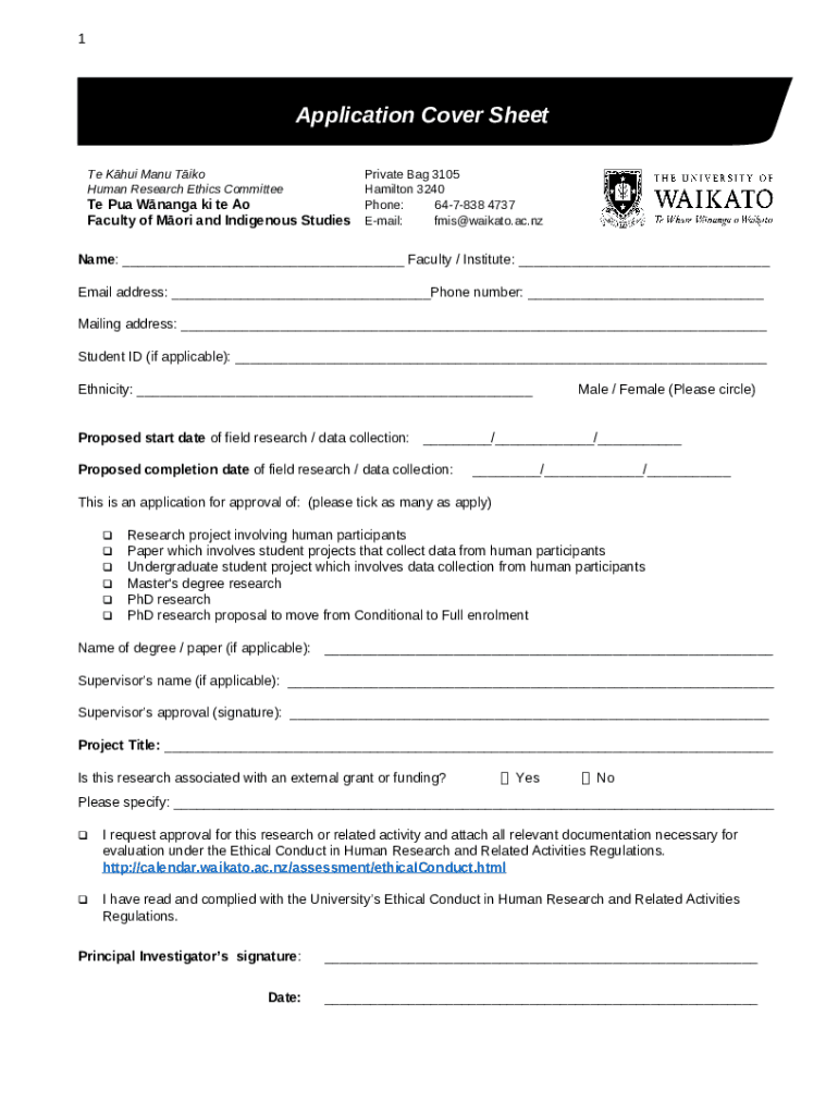 fill.ioFaculty-Application-Cover-SheetFill - Free Faculty Application Cover Sheet PDF Doc ...