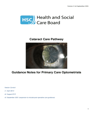 Fillable Online hscbusiness hscni Optometry Referral Form Fax Email ...