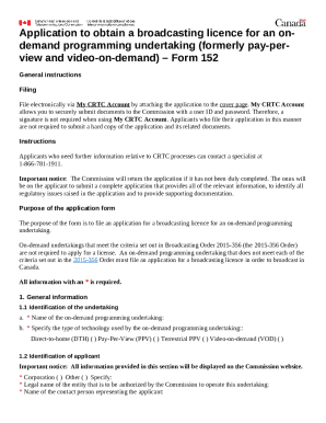 Application to Obtain a Broadcasting License to ... Application to ...