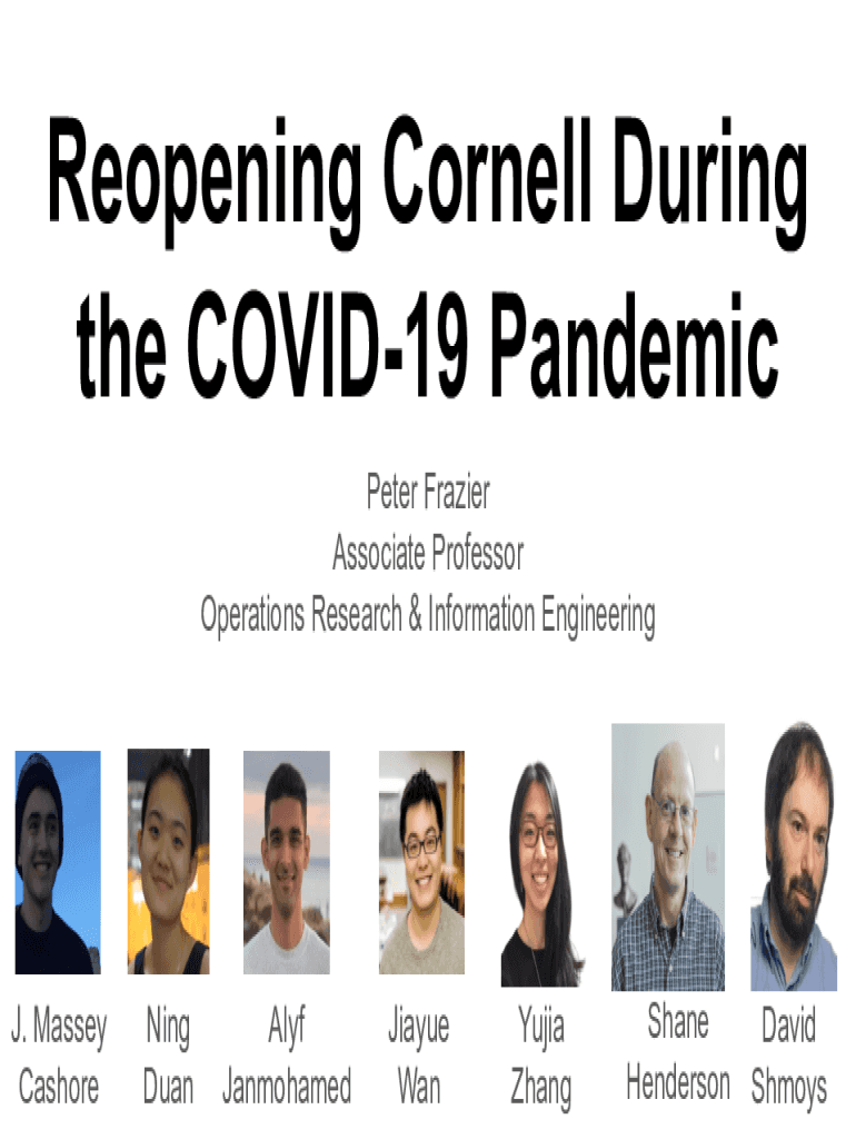 Fillable Online Ezra's Round Table / Systems Seminar: Peter Frazier ...