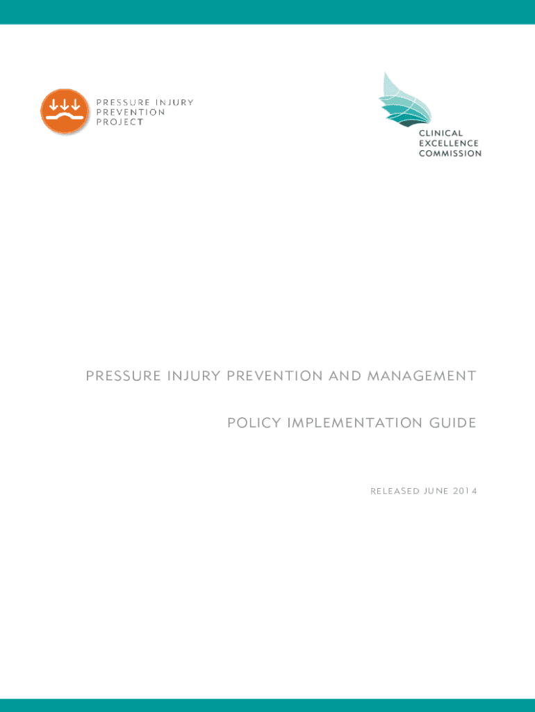 Fillable Online Pressure Injury Prevention and Management Policy ...