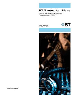 Fillable Online BT Protection Plans - LifeCENTRALBT Protection Plans ...