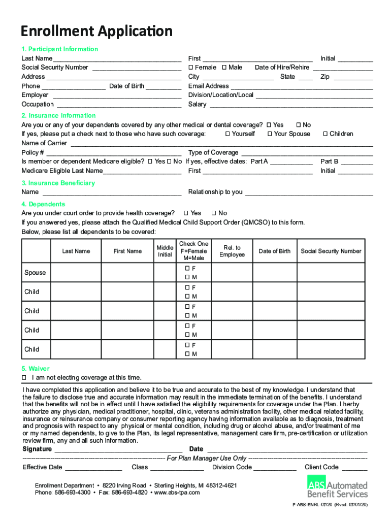 Fillable Online Form SSA-1Information You Need To Apply For ...