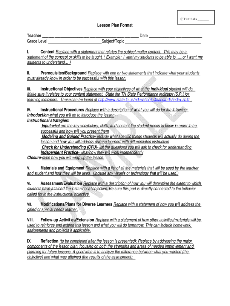 Fillable Online www.coursehero.commeasurment-lesson-plan ...