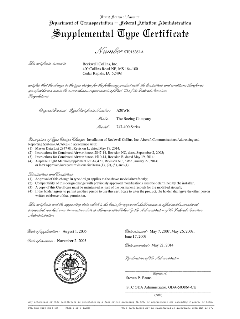 Fillable Online rgl faa rgl.faa.gov regulatoryandguidancelibraryUnited ...