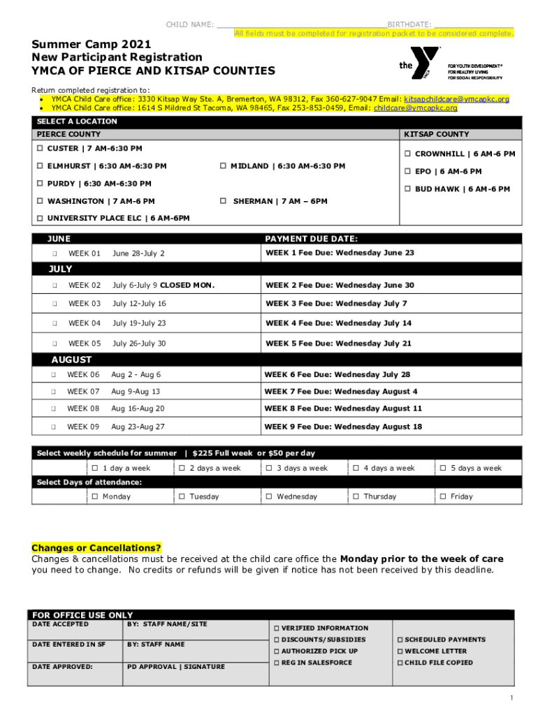 Fillable Online ARTS FOR ALL - ymcapkc.org Fax Email Print - pdfFiller