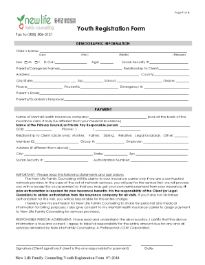 Fillable Online Youth Registration Form NLFC (1) (1).docx Fax Email ...