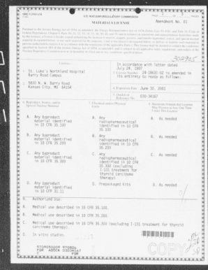 Fillable Online NRC FORM PART U.S. NUCLEAR REGULATORY COMMISSION SAFETY ...
