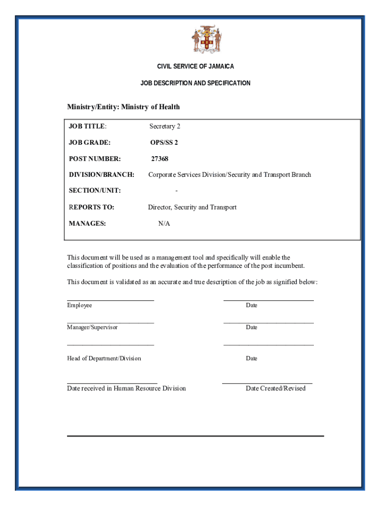 Fillable Online intranet.moh.gov.jm media filerpublicMinistry/Entity ...