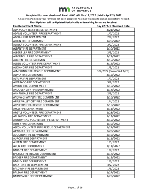 Fillable Online Form FA-1 Received Report Fax Email Print - pdfFiller
