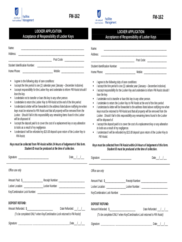 Locker application Locker application - amps.za.com Doc Template ...