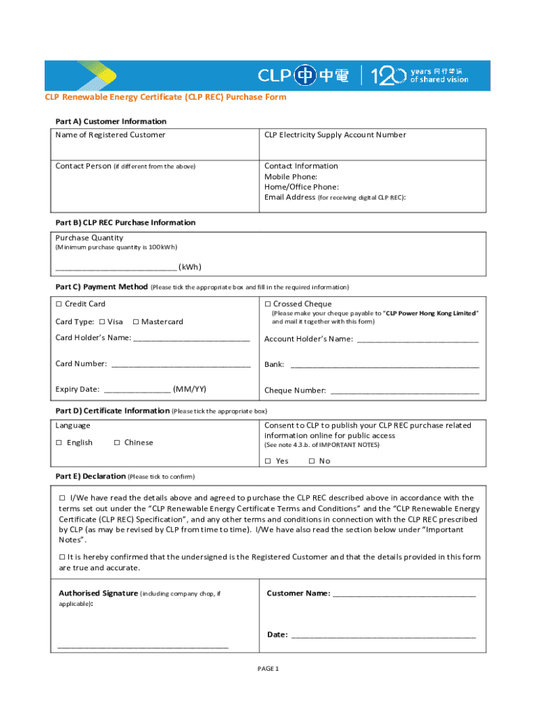Fillable Online www.clp.com.hkcontentdamCLP Renewable Energy ...