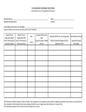 Fillable Online Fieldworker Application Specific Information Display ...