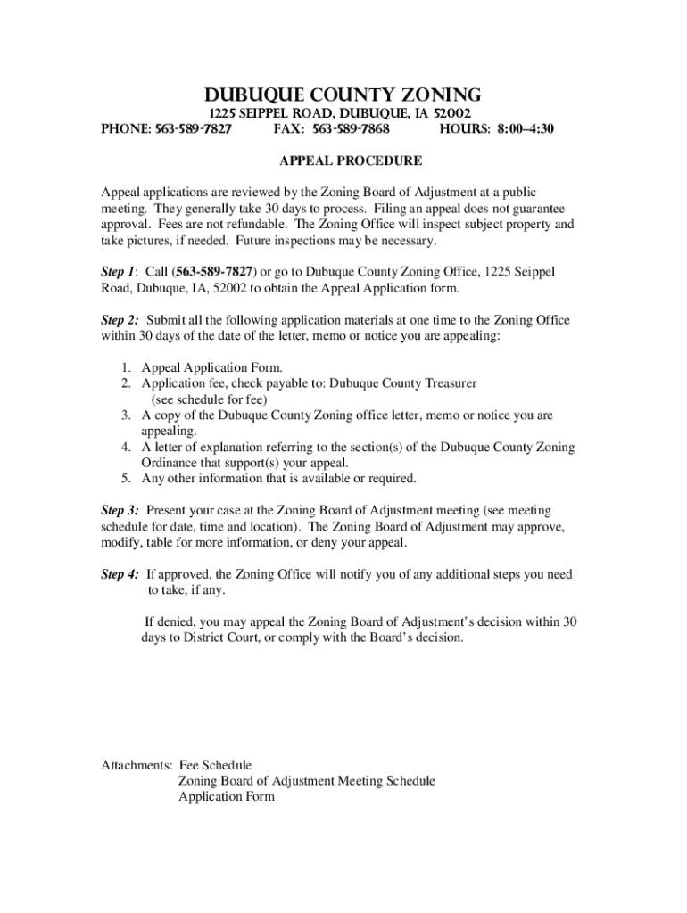 Fillable Online PROCEDURE FOR OBTAINING A SPECIAL USE PERMIT/VARIANCE: Fax Email Print - pdfFiller