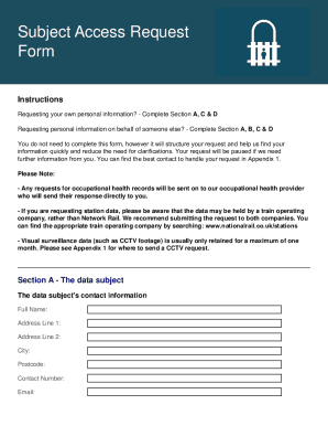 Fillable Online www.wonder.legalsubject-access-requestSubject Access ...