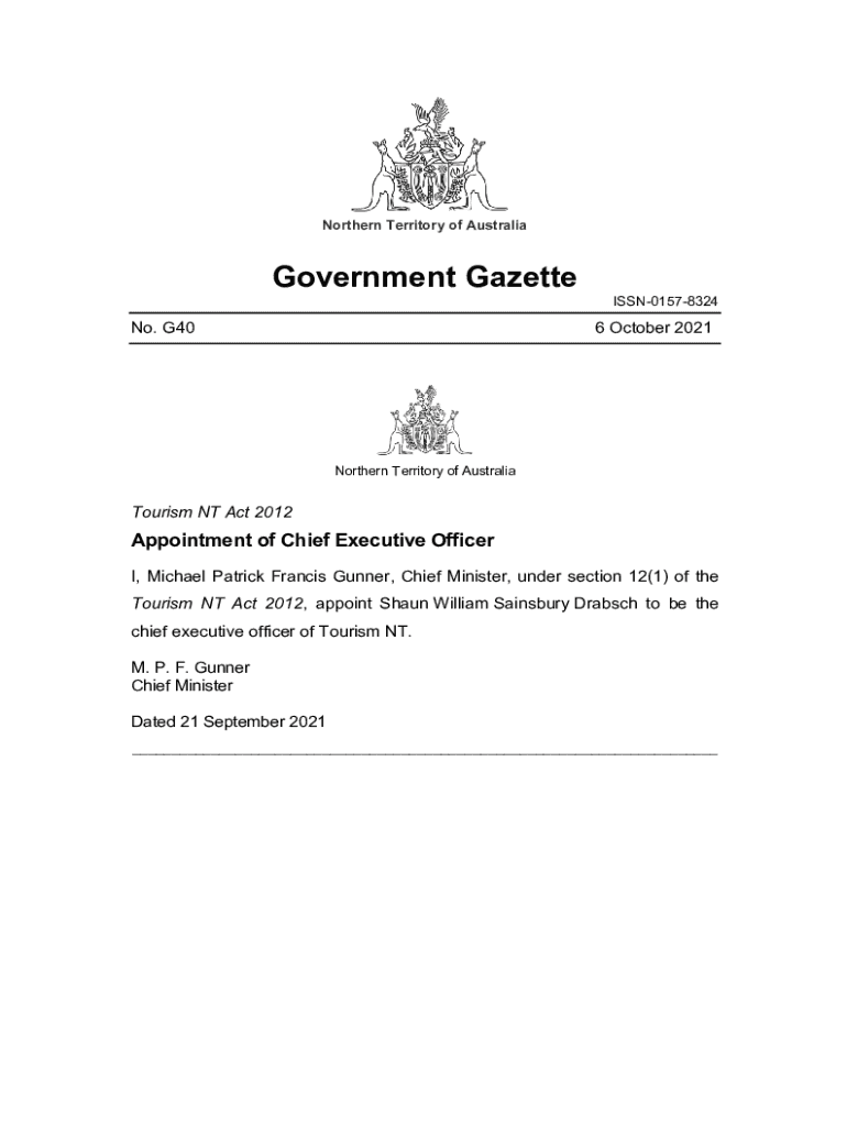 Fillable Online nt gov cmsexternal.nt.gov.au data assetsNorthern ...