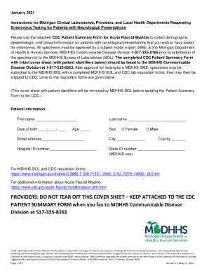 Fillable Online www.michigan.govdocumentsmdchPROVIDERS: DO NOT TEAR OFF ...