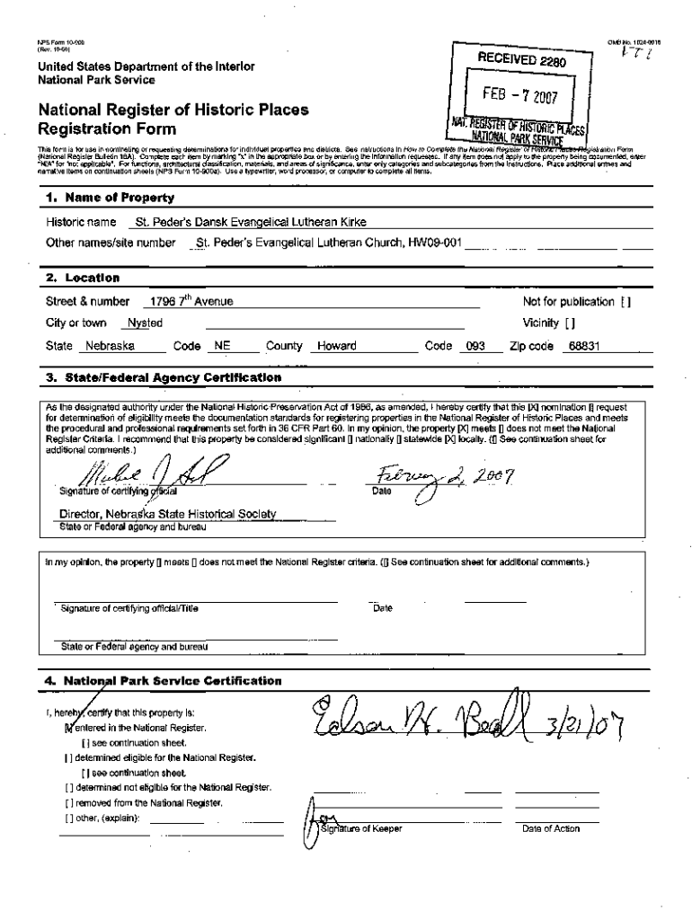 Fillable Online (Rev. 0 OMB Control. No. 1090-00 U.S. Department of the Interior ... Fax Email ...