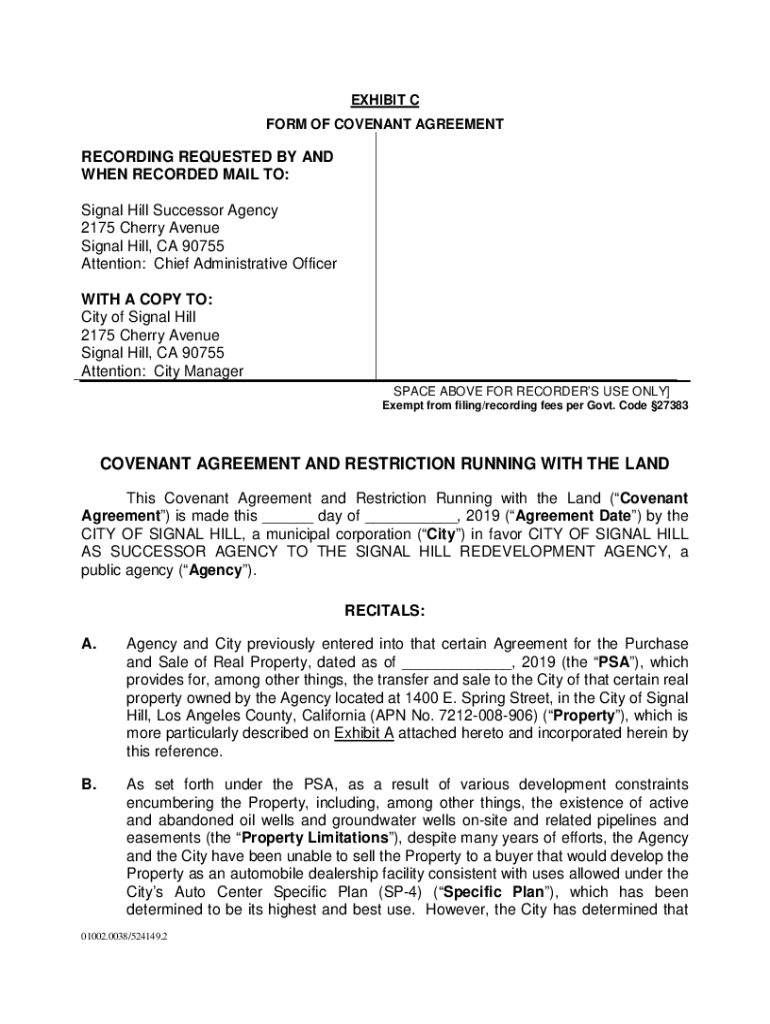 Fillable Online file lacounty file.lacounty.govSDSInterbosCOVENANT ...