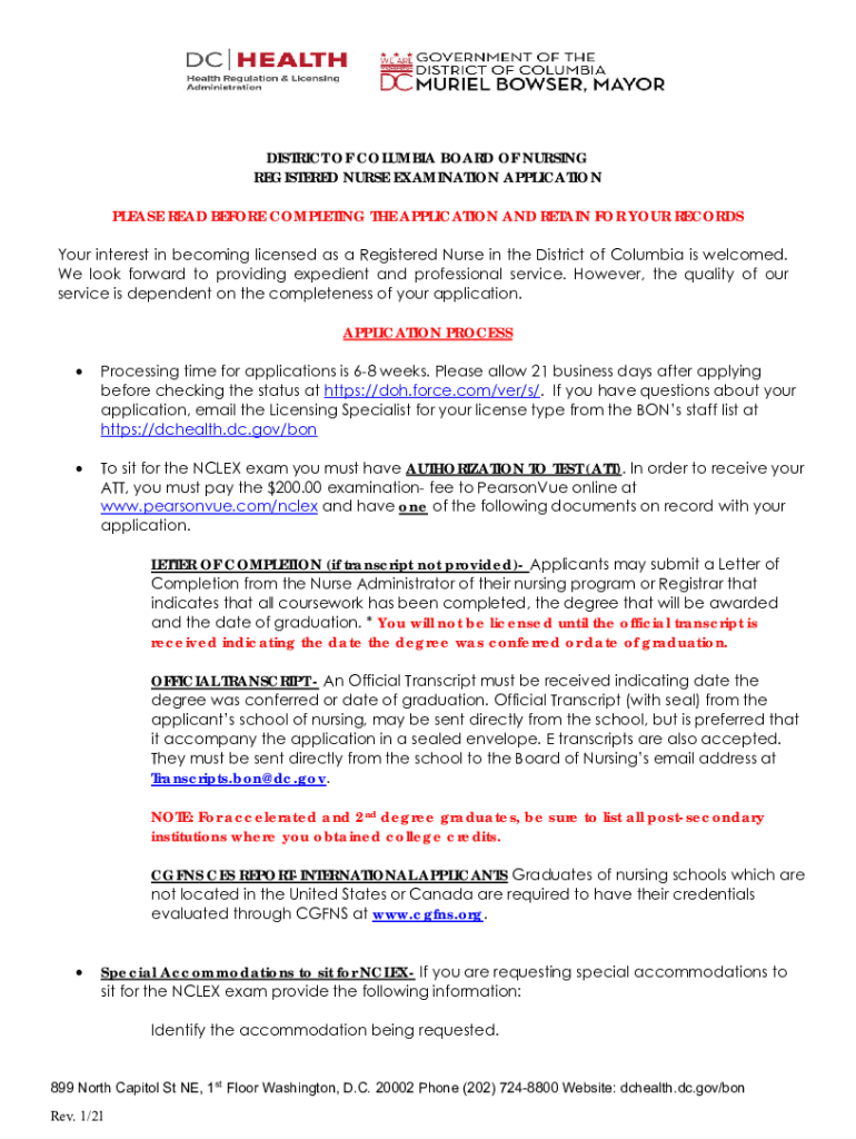 Fillable Online dchealth dc doh.dc.govsitesdefaultAPPLICATION ...