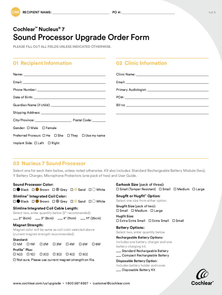 Fillable Online www.cochlear.commics31ecd338-bb3b-49dc-bba5Nucleus 7 ...