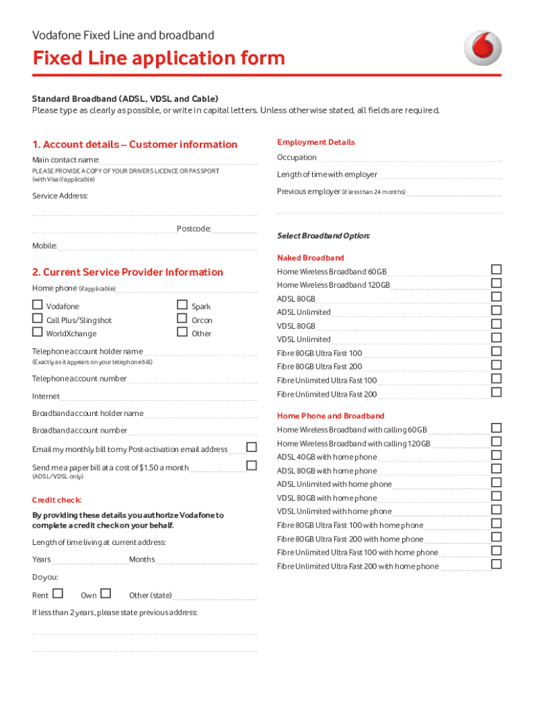 Fillable Online Your internet. Get Unlimited broadband like ...
