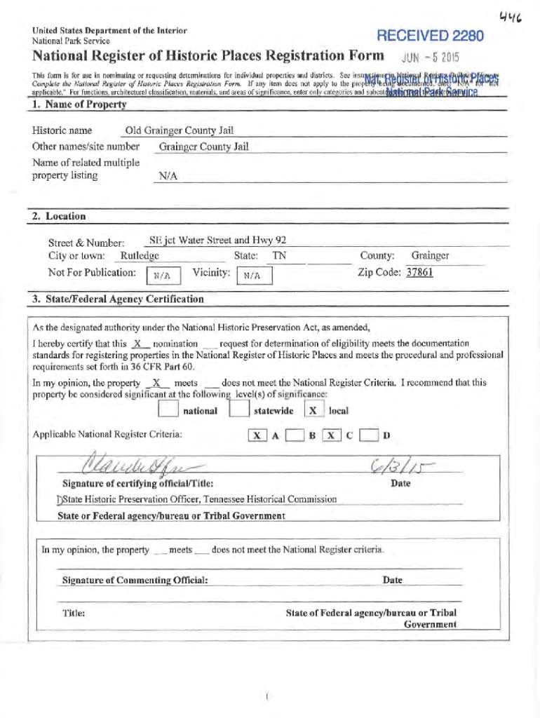 Fillable Online Old Grainger County Jail. RecordID (Reference Number) Fax Email Print - pdfFiller