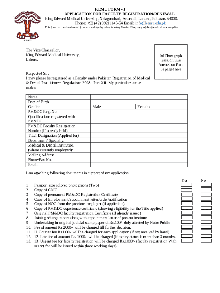 Online JCAT Admission System-KEMU - King Edward Medical University ...