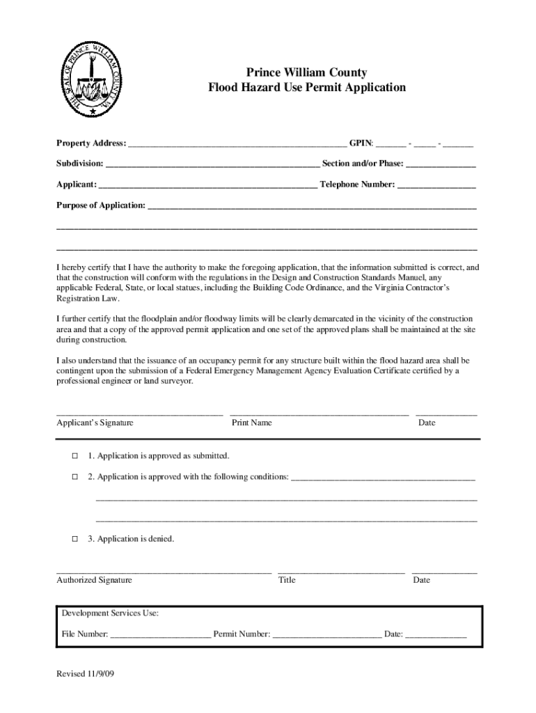 Fillable Online PDF FLOODPLAIN DEVELOPMENT PERMIT APPLICATION FORM Fax ...