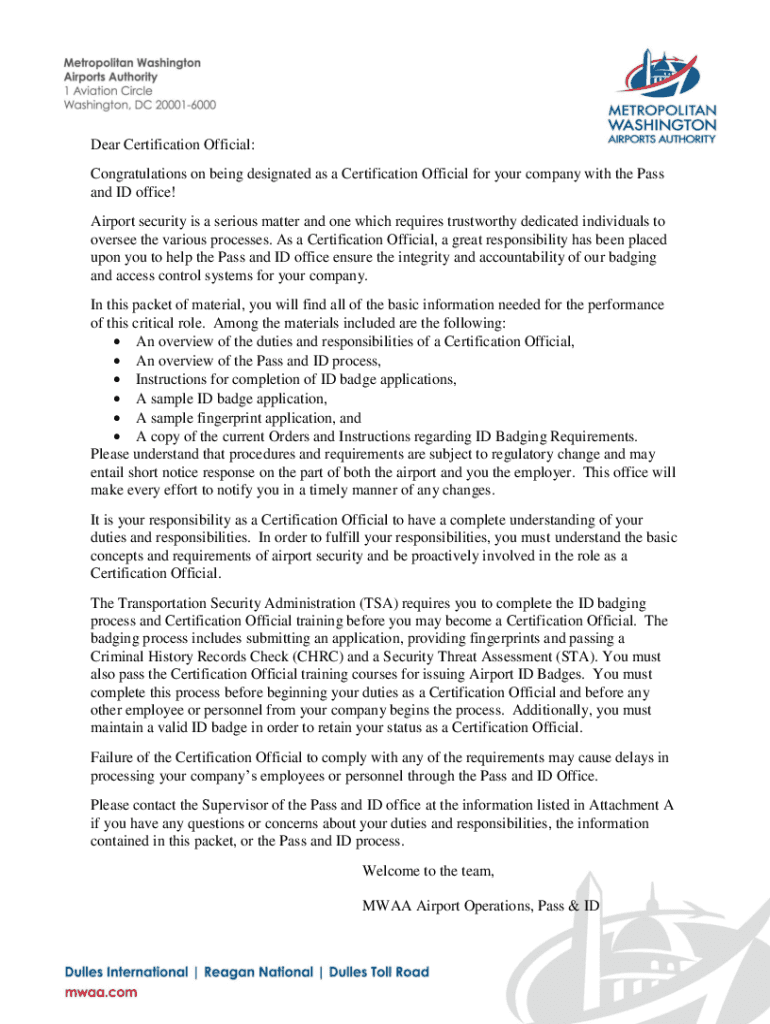 Fillable Online PDF 8100.15A - Organization Designation Authorization ...