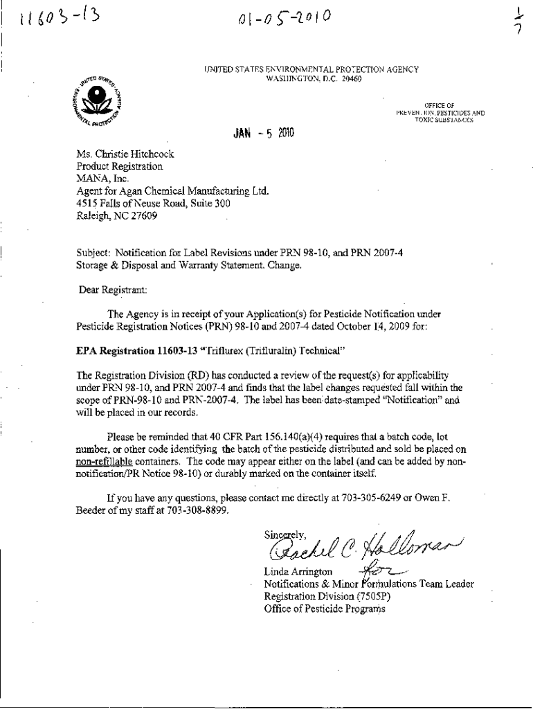 Fillable Online U.S. EPA, Pesticide Product Label, TRIFLUREX ...