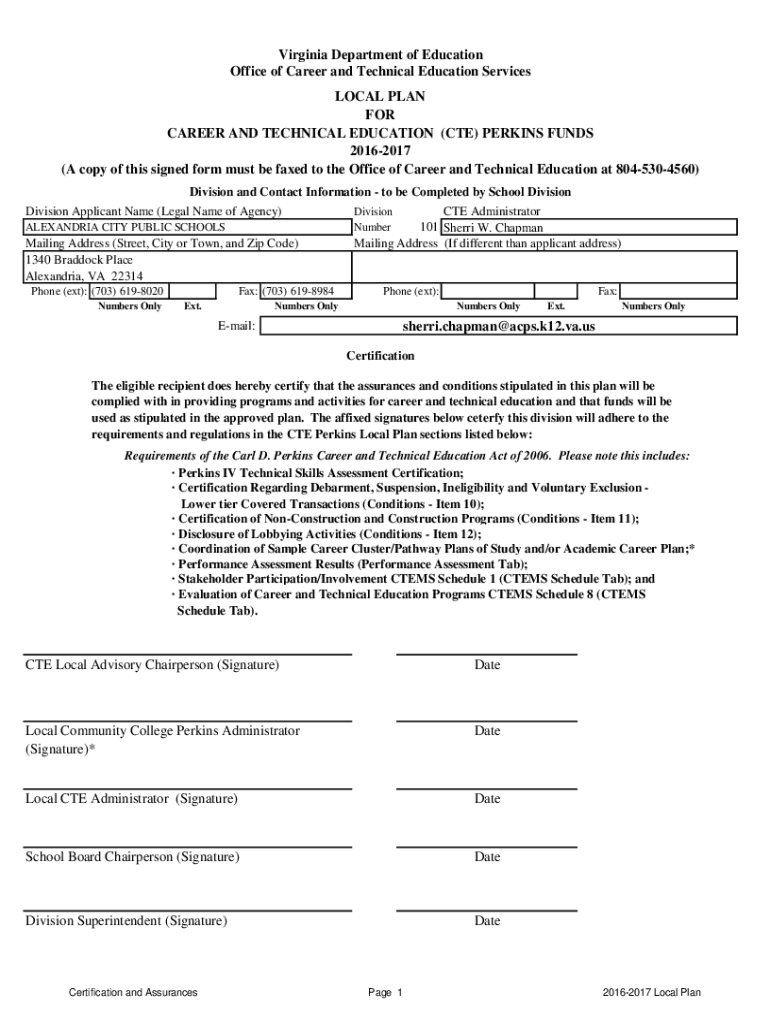 Fillable Online Career & Technical Education - Trade and Industrial ...