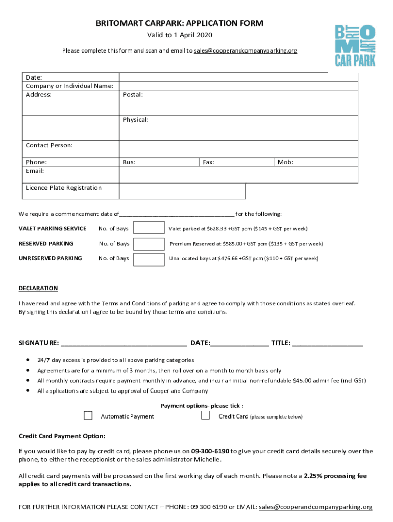 Fillable Online irp-cdn.multiscreensite.com9f15e70efilesCARPARK ...