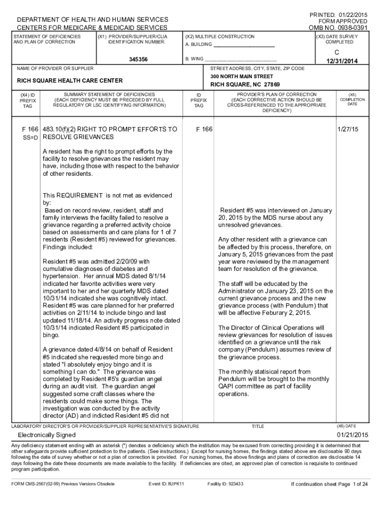 Fillable Online NC DHSR: Licensed FacilitiesNC DHSR: Rules and ...