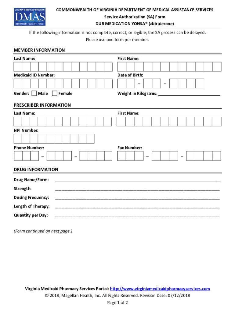 Fillable Online vamedicaid.dmas.virginia.govsitesdefaultVIRGINIA ...