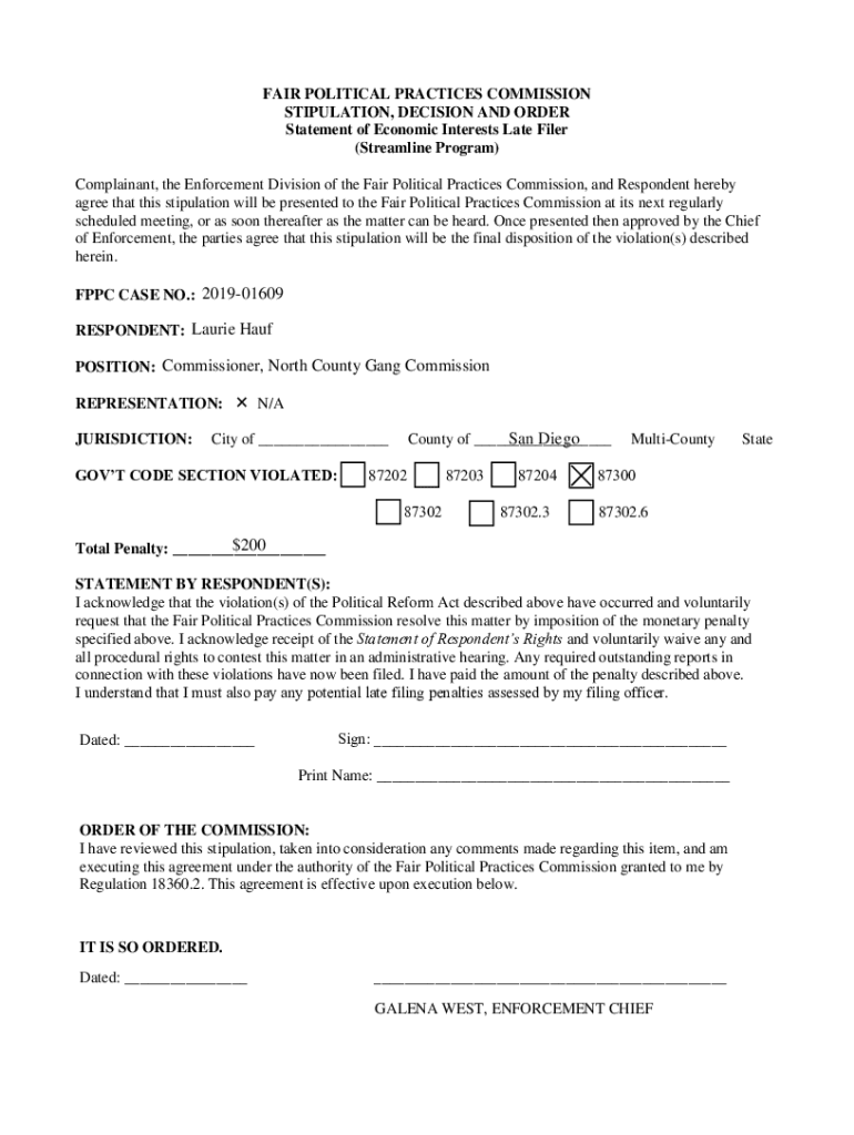 Fillable Online fppc.ca.govCalifornia Fair Political Practices ...