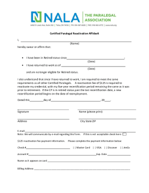 Fillable Online nala.org wp-content uploadsCertified Paralegal ...
