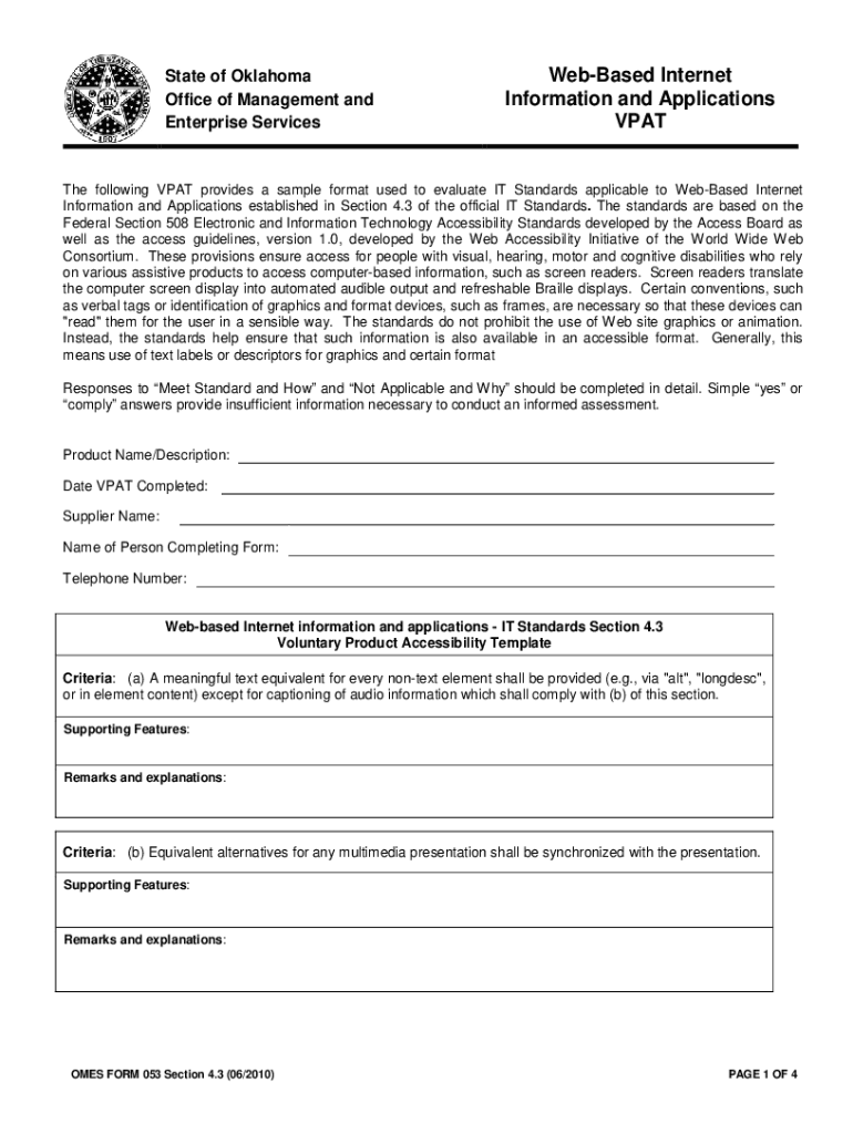 Fillable Online Solicitation 8300001090. The State of Oklahoma Office ...