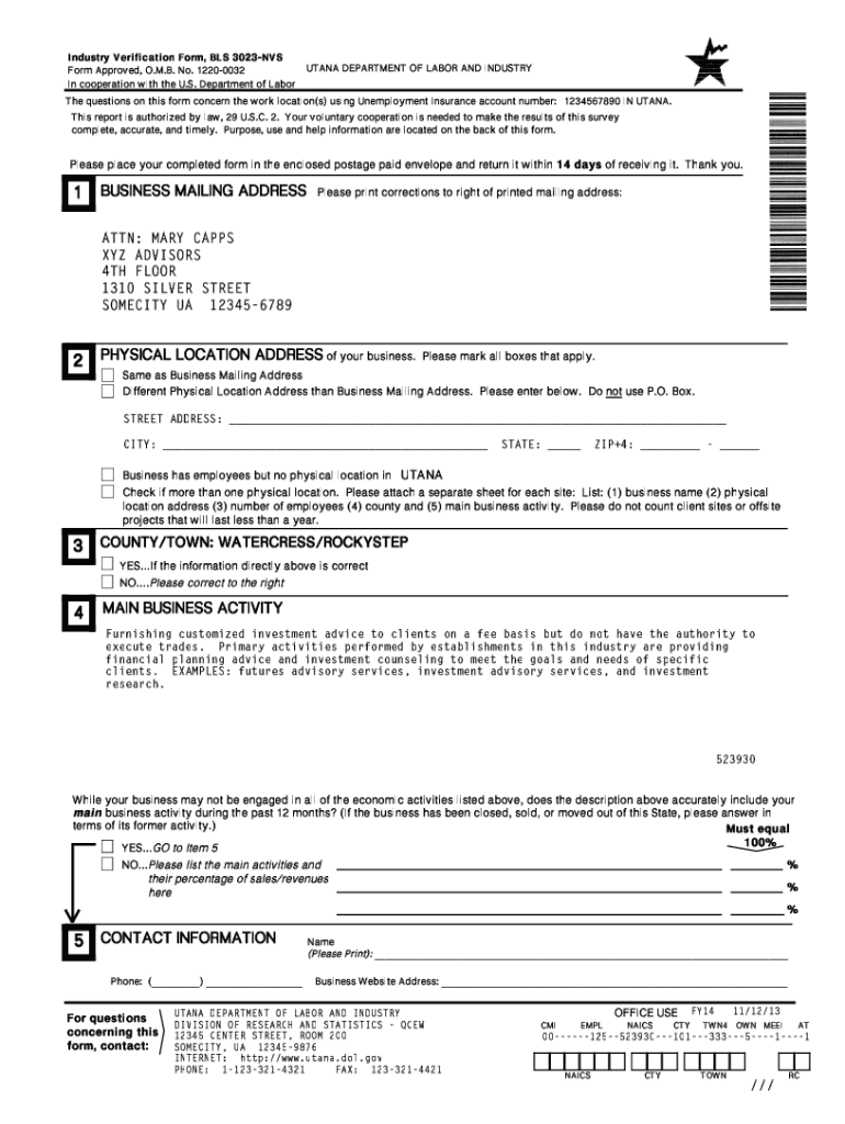 Fillable Online www.reginfo.govpublicdoAlabama Department of Labor ...