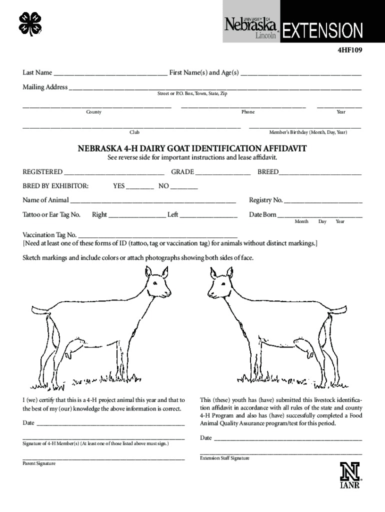 Fillable Online extension unl extension.unl ...