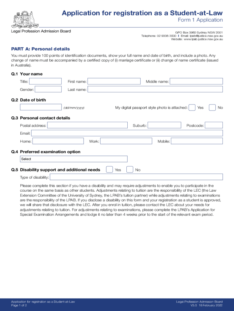 Fillable Online www.lpab.justice.nsw.gov.auDocumentsExam ...