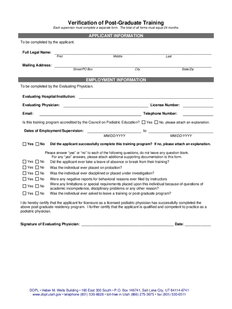 Fillable Online dopl utah SUPERVISION, ASSESSMENT, TRAINING, AND ...