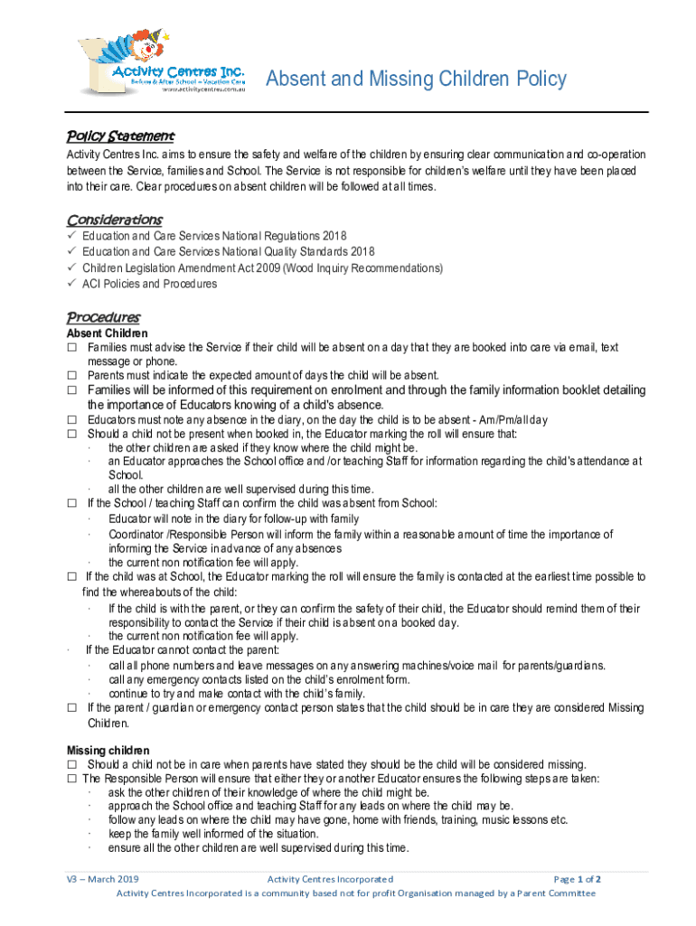 Fillable Online www2.ed.govpolicyspecedPOLICY STATEMENT ON INCLUSION OF ...