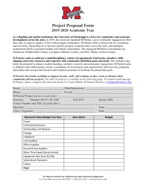 Fillable Online 11+ Student Project Proposal Examples - PDF ...