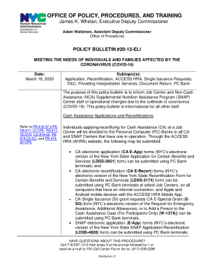 Fillable Online POLICY BULLETIN # Fax Email Print - pdfFiller
