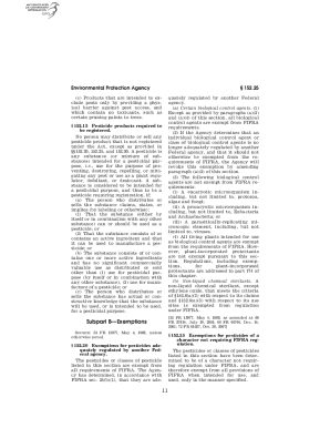 Fillable Online Pesticide Registration Manual: Chapter 1 - Overview of ...